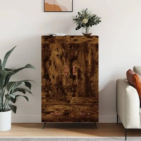 Skříň highboard kouřový dub 69,5 x 31 x 115 cm kompozitní dřevo