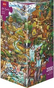 HEYE Puzzle Exotické safari / 2000 dílků / 97 × 69 cm