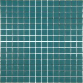 Hisbalit Skleněná mozaika zelená Mozaika 127A MAT 2,5x2,5 2,5x2,5 (33,33x33,33) cm - 25127AMH