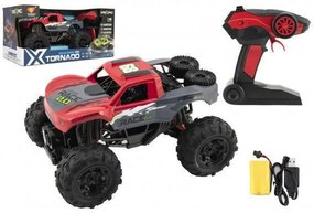 Teddies Auto RC terénní 4x4 červené 29 cm na baterie + dobíjecí pack