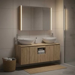 Sada koupelnových skříněk 4 ks Dub sonoma Kompozitní dřevo 3406505