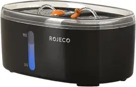 Rojeco Vodní fontána pro domácí zvířata 2,5 l (černá)