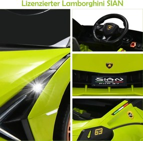 Costway 12 V Lamborghini dětské elektrické autíčko s 2,4 G dálkovým ovládáním