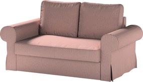 Potah na pohovku IKEA Backabro 2-místná, rozkládací barva růžová látka pletený vzor