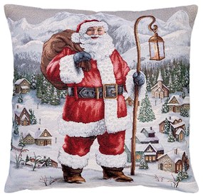 Tegatex Gobelínový povlak na polštář - Vánoční Santa Claus Velikost: 42*42 cm