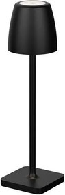 NV 9223411 Venkovní stolní lampa COLT černý litý hliník a akryl LED 2W 3000K IP54 62st. 5V DC vypínač na těle USB kabel stmívatelné - NOVA LUCE