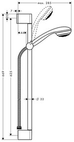 Hansgrohe Crometta 85 Sprchová sada 27652000