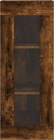 Skříň highboard kouřový dub 34,5 x 34 x 180 cm kompozitní dřevo 3199190
