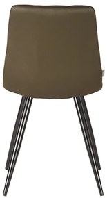 LABEL51 jídelní židle JAY zelená Color: Army green UK-30.232