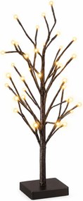 Dekorativní LED stromek černý 60 cm, 24 LED