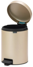 Brabantia Pedálový koš NewIcon 5L champagne