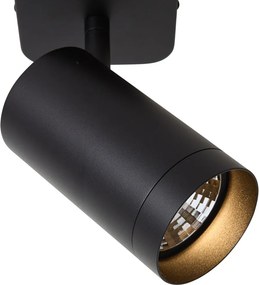 Moderní stropní svítidlo černé GU10 70mm - Jeana Luxe