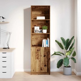 Vysoká deska Staré dřevo 50x35x180 cm Dřevěná konstrukce 3328469