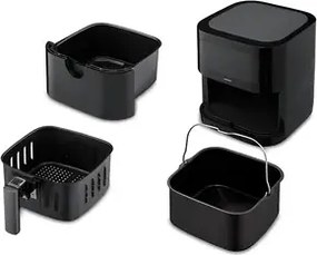 Medion MD 11740 E40 XL černá / Horkovzdušná fritéza / 5,2 l / 2150 W /