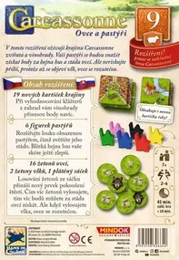 MINDOK Rozšíření Carcassonne: Ovce a pastýři / Společenská hra / 9. ro