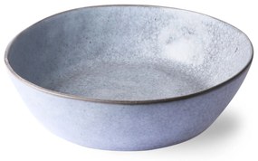 HK living Keramická miska Rustic Grey 19 cm, modrá barva, šedá barva, keramika