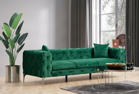 Atelier del Sofa 3-místná pohovka Como - Green, Zelená