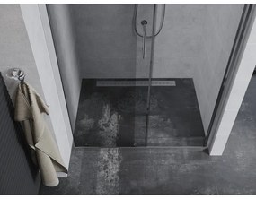Mexen Apia rozsouvací sprchové dveře 115 cm, Průhledné, Chromovaná - 845-115-000-01-00