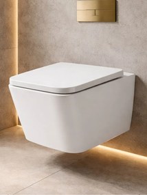 UPTrend WC prkénko Soft-Close GRAVIS TR2216-01, bílá lesk