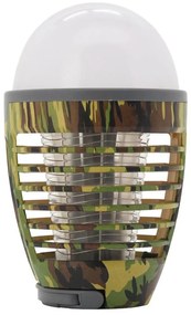 LED Přenosná nabíjecí lampa s lapačem hmyzu LED/2W/3,7V IPX4 maskáčová