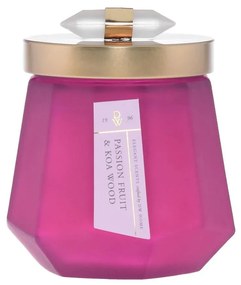 dw HOME Vonná svíčka Passion Fruit & Koa 374gr, růžová barva, sklo, vosk