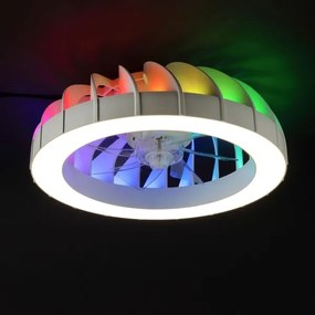 Brilliant - LED RGBW Stropní ventilátor se světlem FANORA LED/30W/230V + DO