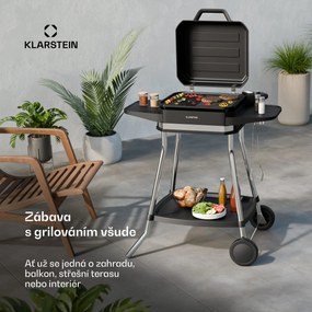 Klarstein Gatsby Elektrický gril, Vnitřní i venkovní použití, 3050 W, EasyGrill Concept, Až 240 °C