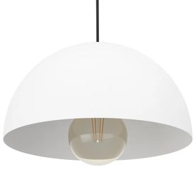 Eglo 901135 - Lustr na lanku GAETANO 1xE27/40W/230V pr. 30 cm bílá