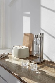 Stelton Náhradní lahev k výrobníku perlivé vody Brus Stelton Steel 1,15 l, stříbrná barva, čirá barva, kov, plast