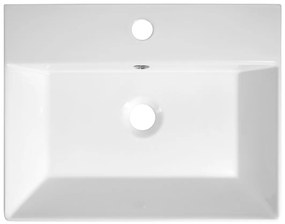 Aqualine Aqualine, ORION keramické umyvadlo 49x38,6cm, bílá, 27050