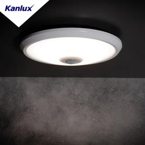 LED svítidlo Kanlux FOGLER LED 14W-NW neutrální bílá 4000K s pohybovým čidlem 18121