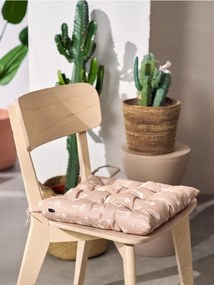 Sinsay - Podsedák na židli s motivem palem - béžová