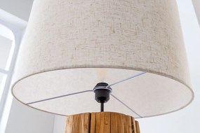 Designová stojanová lampa Nash přírodní
