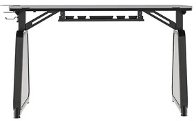 Herní stůl UTRADESK BOOSTER - 136 cm, podsvícený, černý