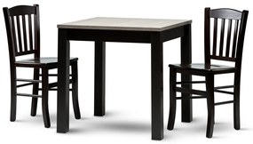 Stima Jídelní stůl CASA Mia variant | Rozklad: Bez rozkladu,Délka stolu: 140,Odstín: bílá-wenge