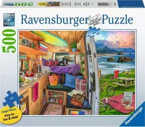 Ravensburger Puzzle Pohled z karavanu XXL / 500 dílků / od 12 let