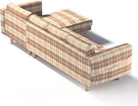 Potah na pohovku IKEA Norsborg 4-místná se šezlongem barva béžová látka pletený vzor, vzorované