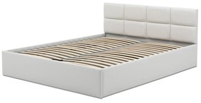 Čalouněná postel MONOS II bez matrace rozměr 180x200 cm - Eko-kůže Bílá eko-kůže