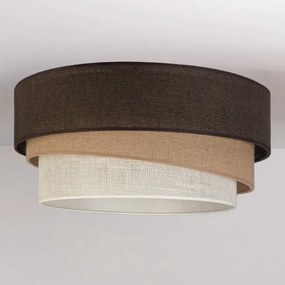 Brilagi - Stropní svítidlo TRIO 1xE27/60W/230V pr. 40 cm hnědá/béžová/bílá