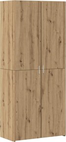 Úložná skříňka 2 ks Artisanový dub 80 x 42,5 x 225 cm 3394516