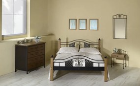 Iron Art ELBA kovaná postel pro rozměr matrace: 90 x 200 cm