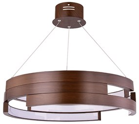 Zambelis 17002 závěsné LED svítidlo hnědé, 90W, 3000K, 55cm