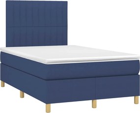 Box spring postel s matrací černá 120x190 cm textil 3269950