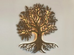 Li-Go "Dub" světelný strom s baterií a pohybovým čidlem 90x110cm provedení povrchu: dub světlý