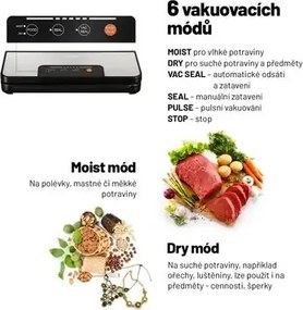 Lauben Vacuum Sealer 60SB černá / plně automatická vakuovačka / 10-20s