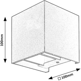 Rabalux 7397 - Venkovní nástěnné svítidlo SOLIN 1xG9/42W/230V IP54 bílá