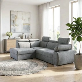 Sedací souprava BASTON | 200x260 cm | rozkládací + úložný prostor | VÝBĚR TKANIN