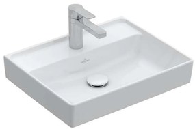 Villeroy & Boch Collaro - Umývátko 50x40 cm, bez přepadu, 1 otvor pro baterii, CeramicPlus, alpská bílá 433451R1