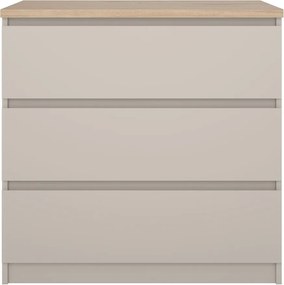 Krémová komoda 77x76x50 cm Naia – Tvilum