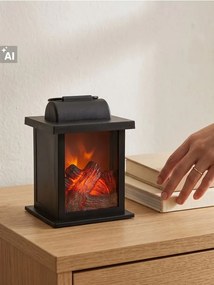 Sinsay - LED dekorace ve tvaru krbu - černá